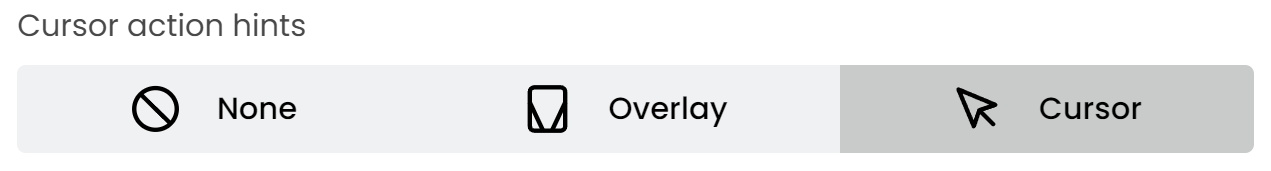 Options are in reader layout